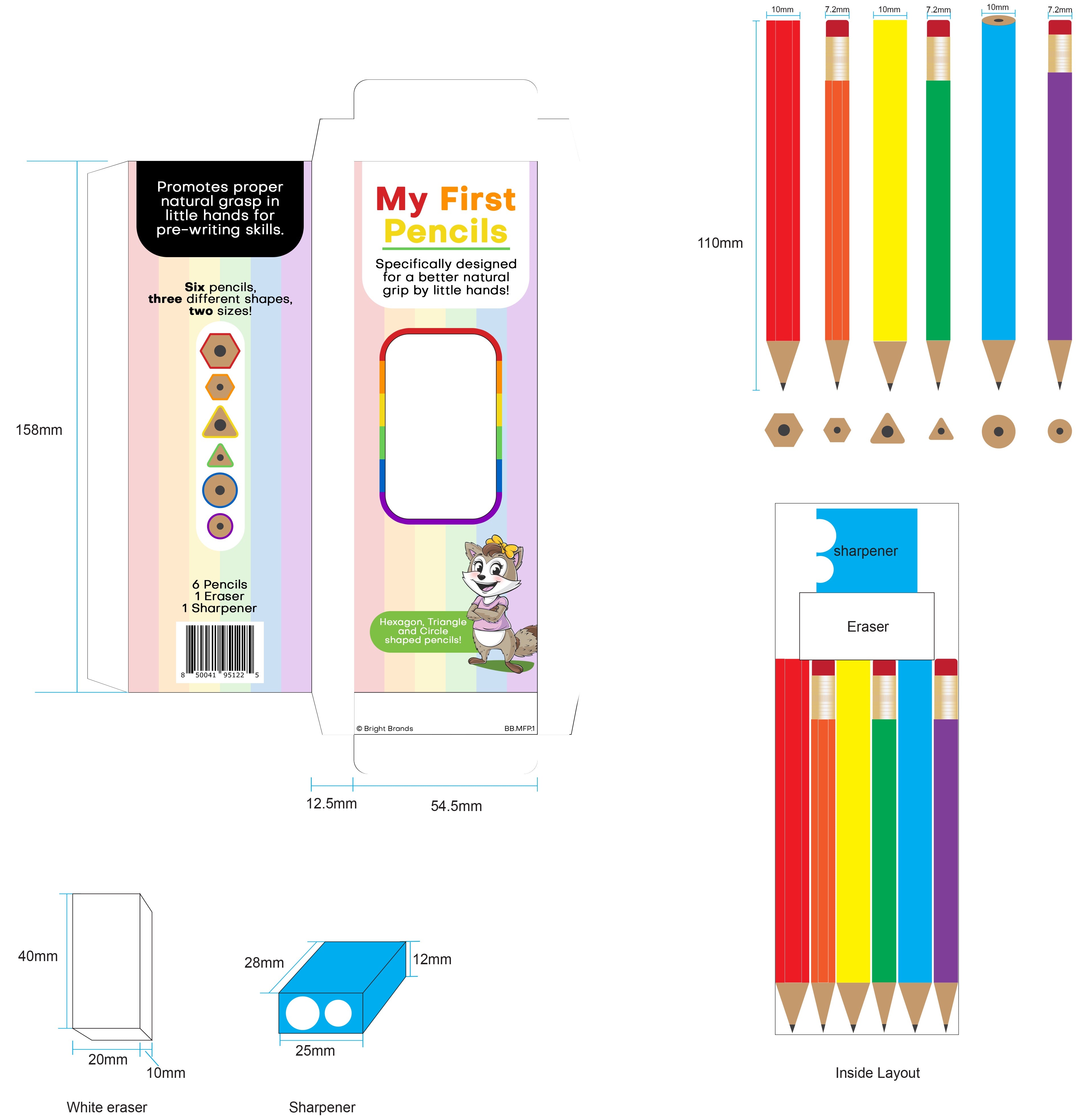 My First Pencils – BrightLines Paper